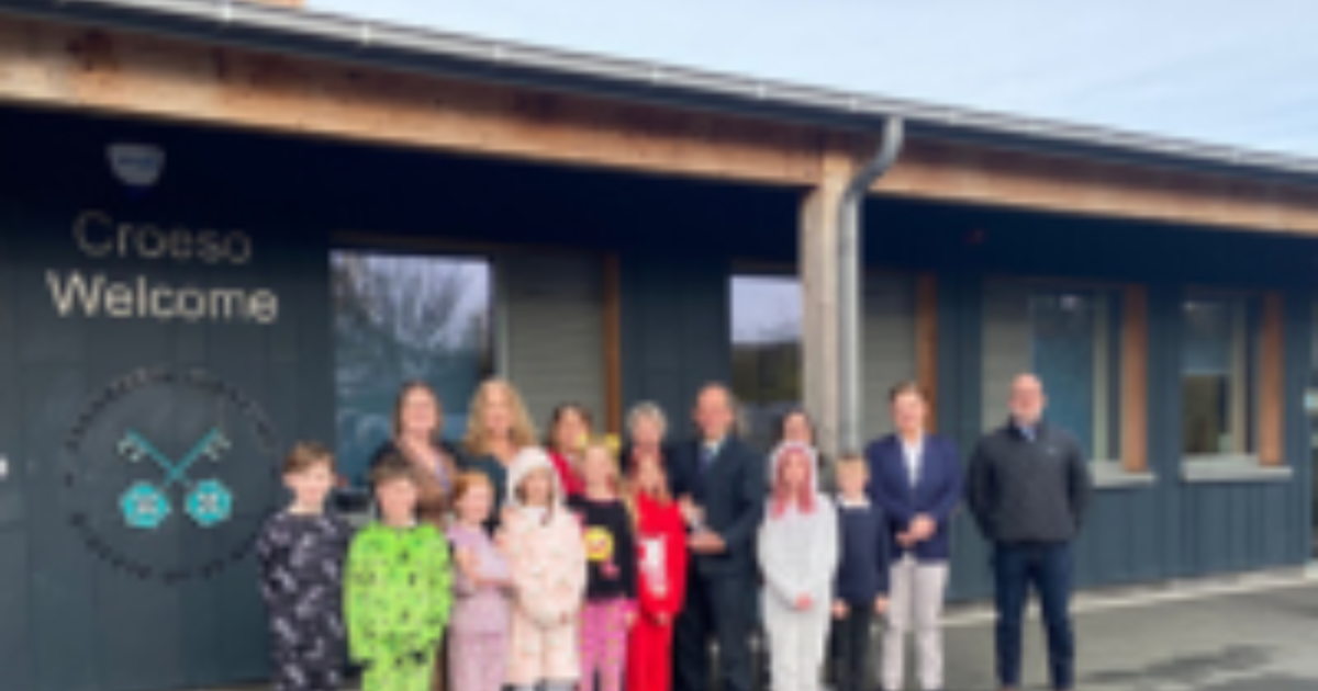 Prestigious awards handed over to school - Powys County Council